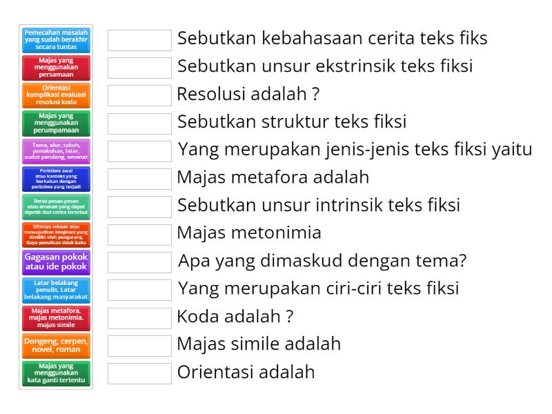 TEKS FIKSI 2 - Match up