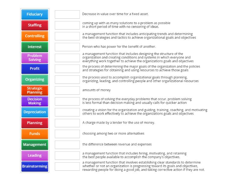 Bell Ringer - March 12, 2024 ( Entrepreneurship - Match up