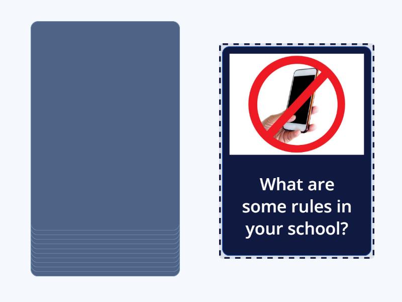 SCHOOL Sol elem - Speaking cards