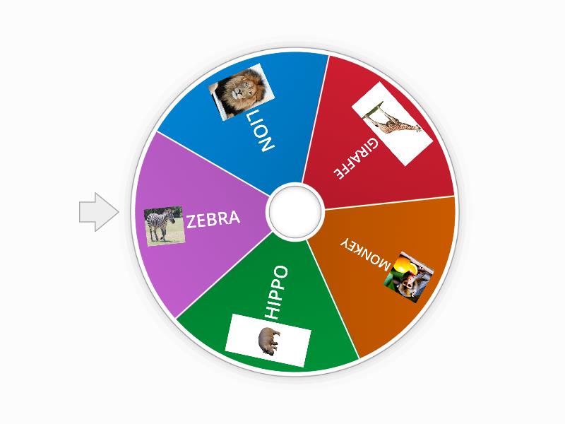 Spin, listen and repeat (WILD ANIMALS) - Spin the wheel