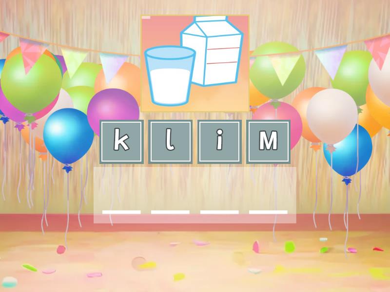 Food vocabulary 2 - Anagram