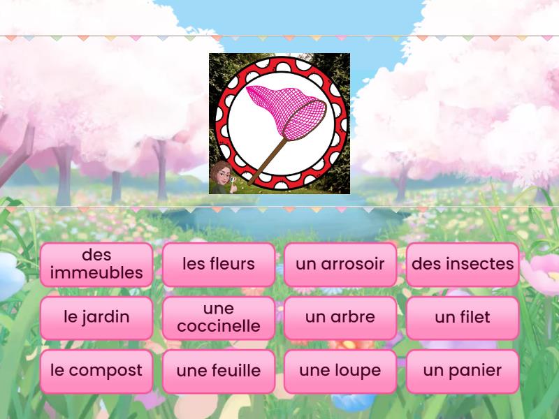 Vocabulaire/Le jardin bio/ LMAC - Find the match