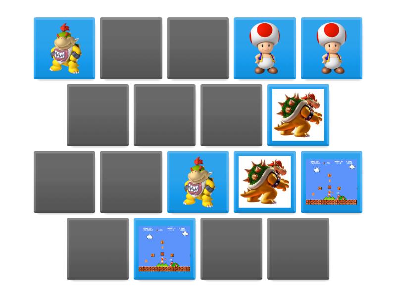 super mario bros - Matching pairs