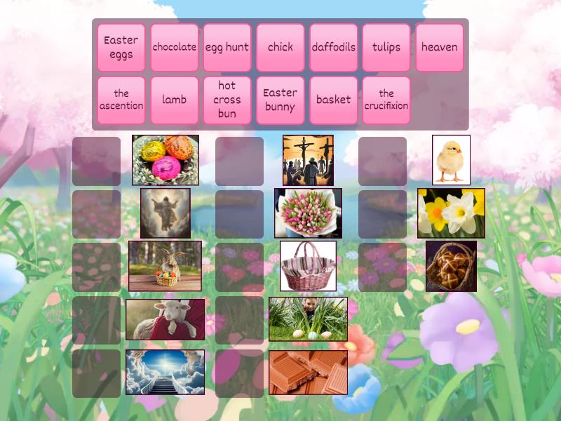 Easter vocabulary - Match up