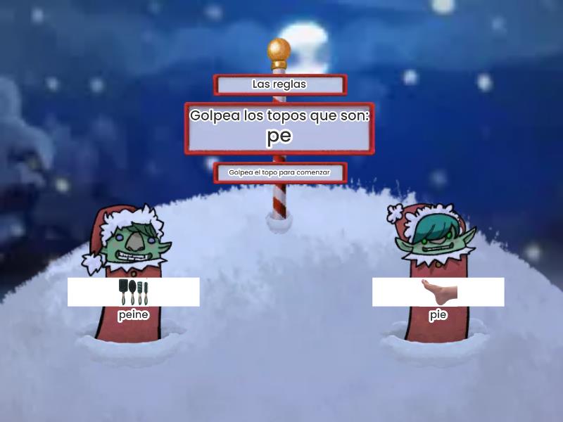 Pégale al elfo correcto - PE - Whack-a-mole