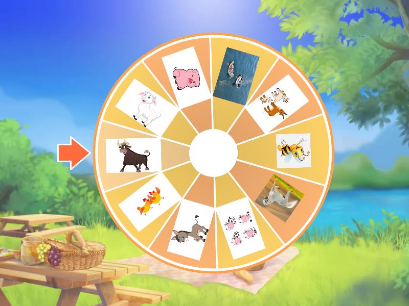 FARM ANIMALS - Spin the wheel