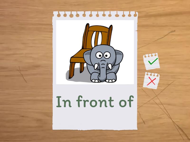 Prepositions - Flash cards