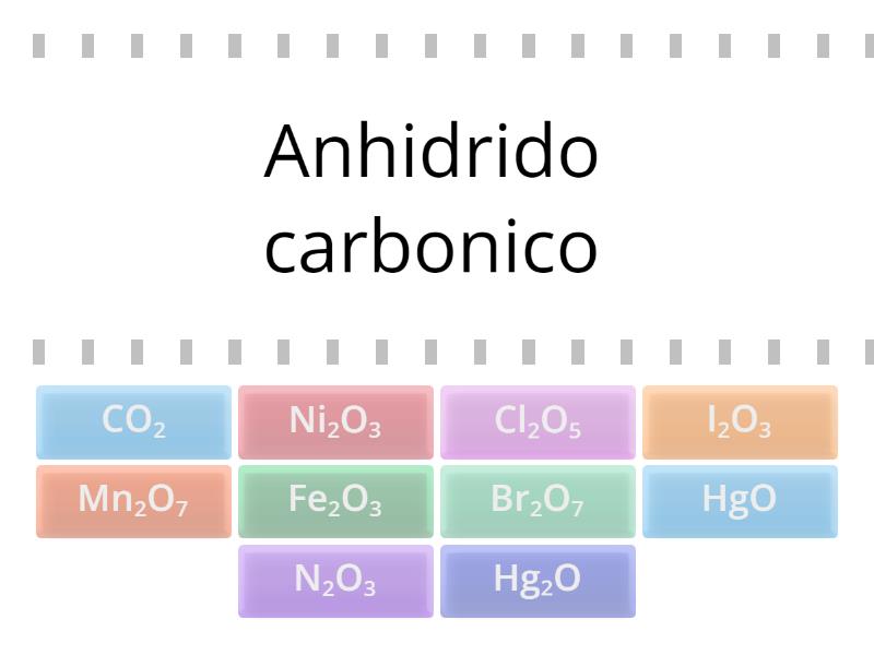 nomenclatura de oxidos - Find the match
