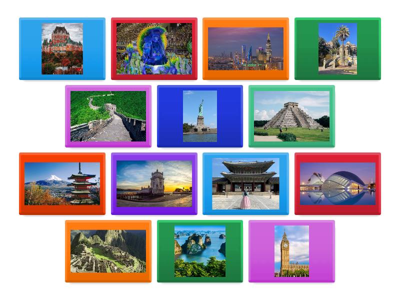 Countries review - Flip tiles