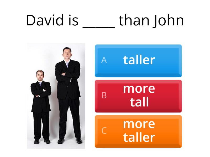 Comparatives A1 - Cuestionario