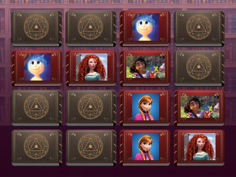 Disney cartoons - Matching pairs