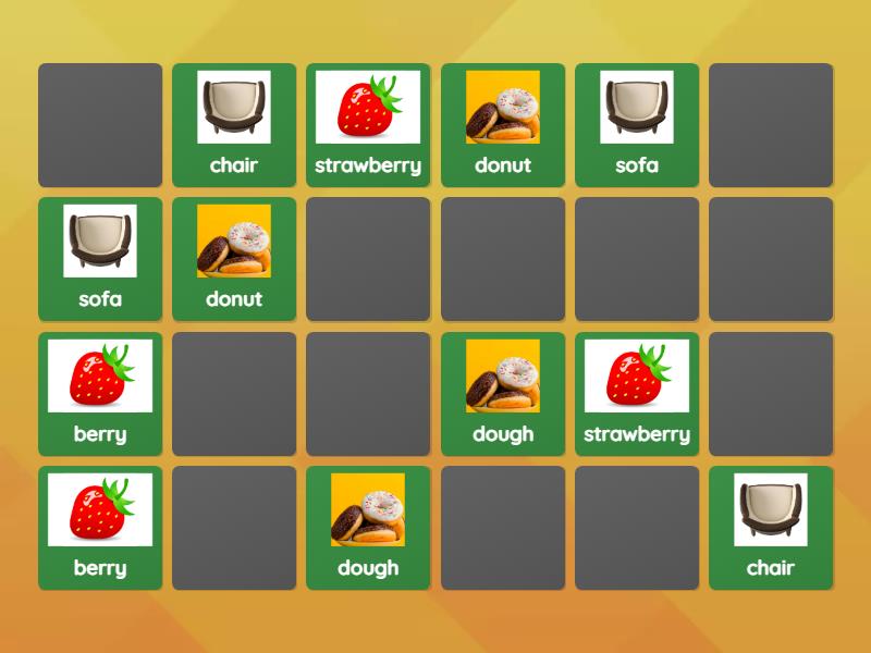 card matching - Matching pairs