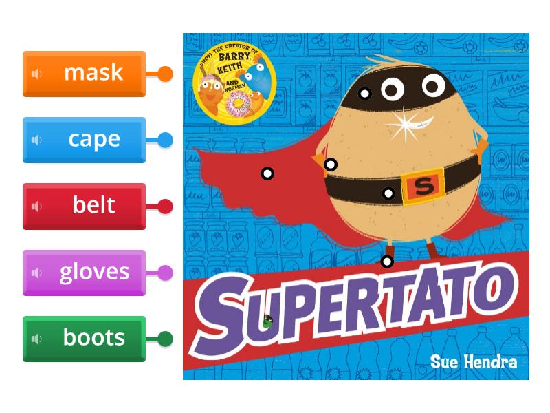 Describe and Label Supertato - Labelled diagram