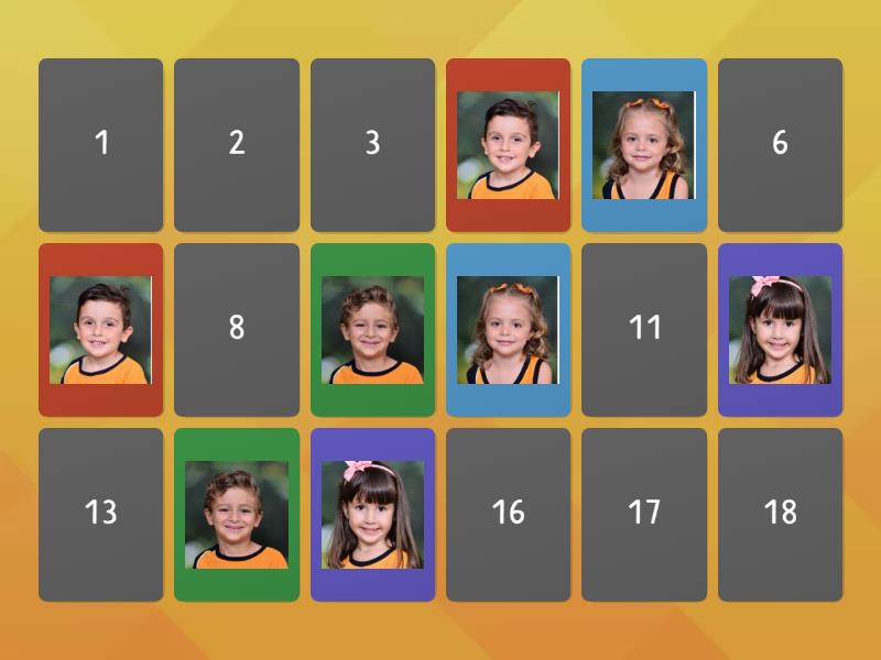 JOGO - INF 5A - Matching pairs