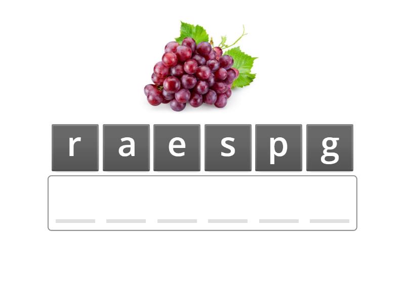 fruit_2 - Anagram