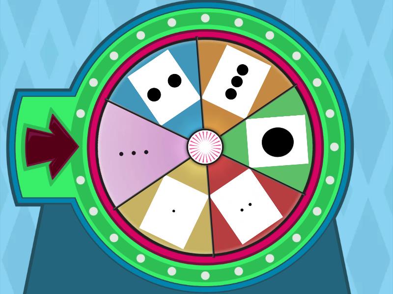 Ruleta de cantidades 1,2,3 - Random wheel