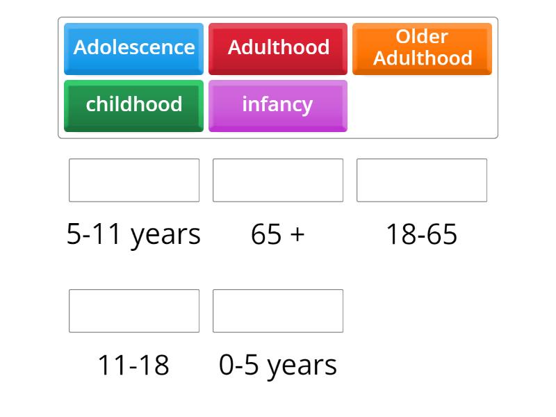 Life Stages - Match up