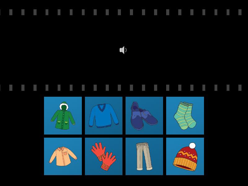 Unit3 CLOTHES 2 Match - Find the match