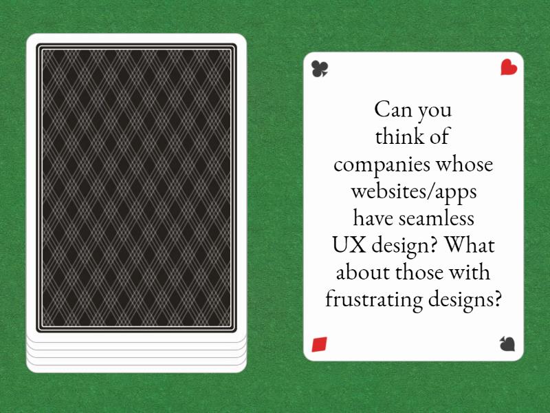 dark design patterns speaking - Speaking cards