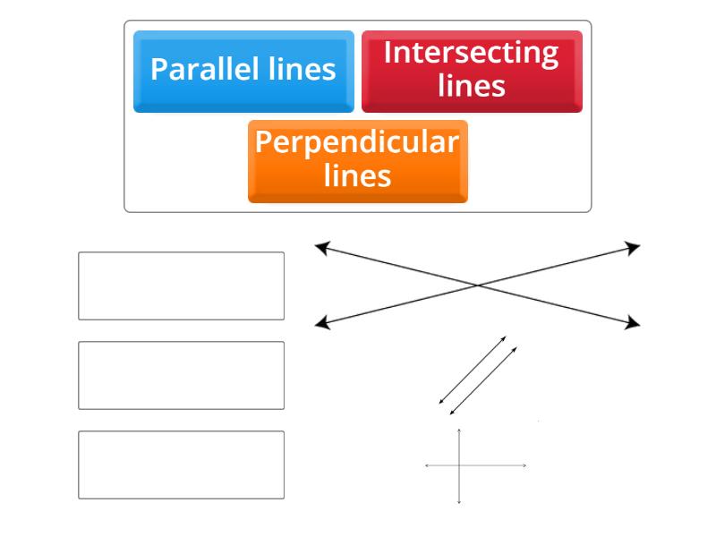 Parallel, Perpendicular, and Intersecting Lines - Match up