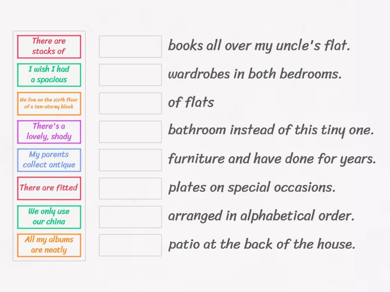 Unit 5C. Match the sentence halves. - Match up