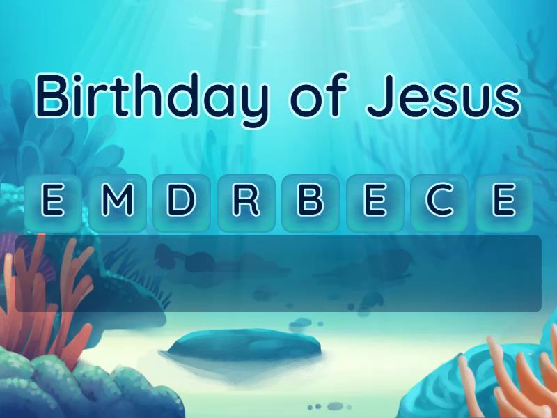 Names of the Month- - Anagram