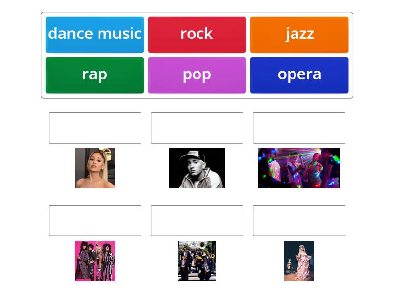 Music vocabulary - Match up