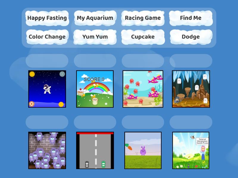 Koding PAUD - Matching Games - Match up