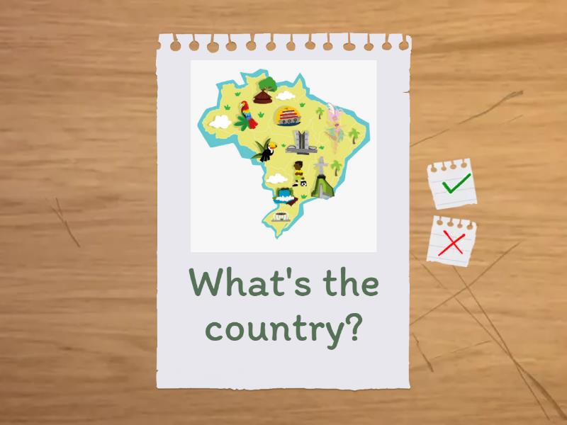 Beginner Unit 2 - Countries - Flash cards