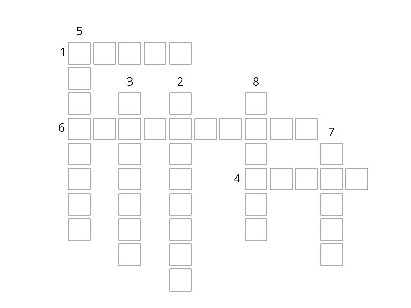 Present Simple and Continuous - Crossword