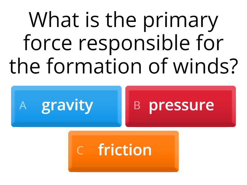 wind formation - Quiz