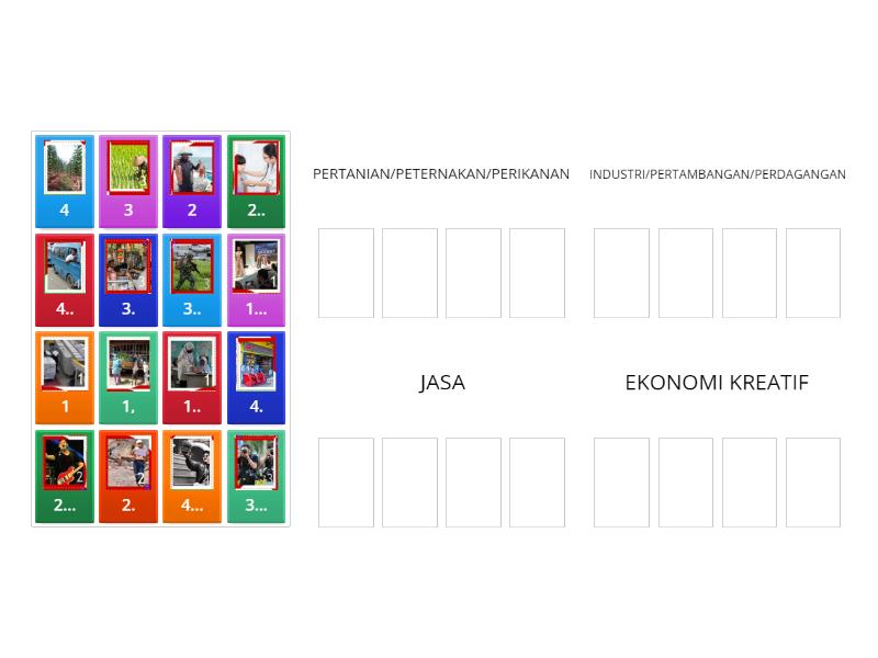 LKPD KEGIATAN EKONOMI - Group sort