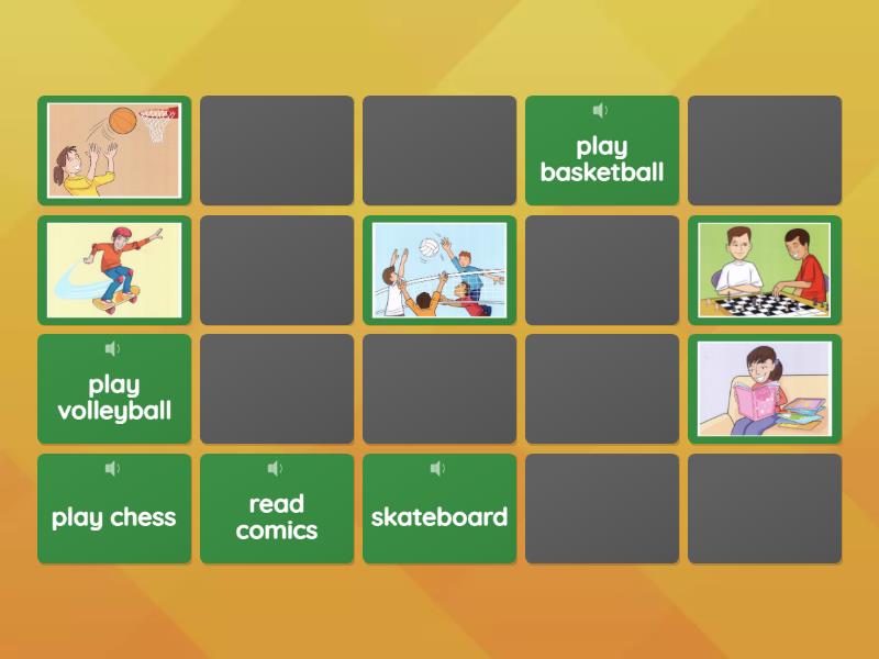 Family and Friends 3: My weekend - Matching pairs