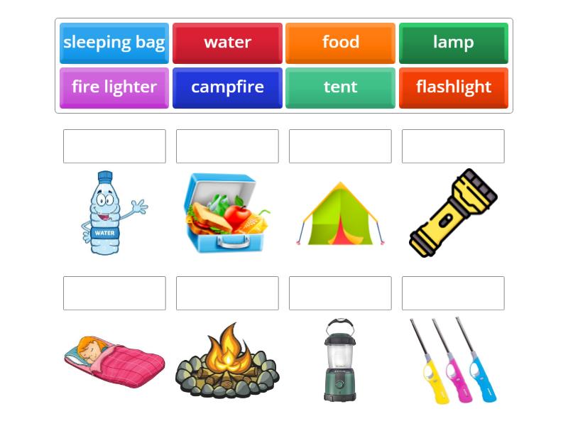 Let's camp. - Match up