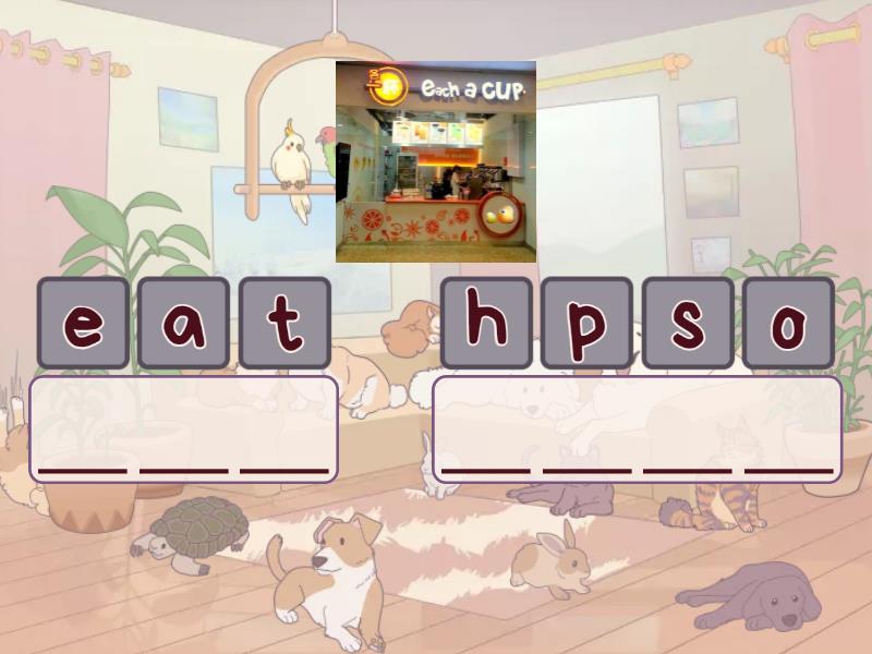 G5-第三、四課單字練習 - Anagram