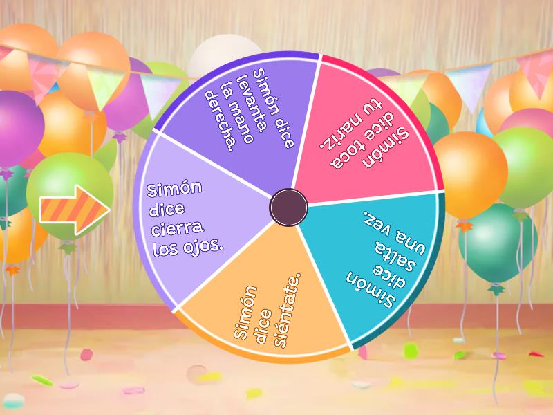 ÓRDENES SIMPLES - Spin the wheel