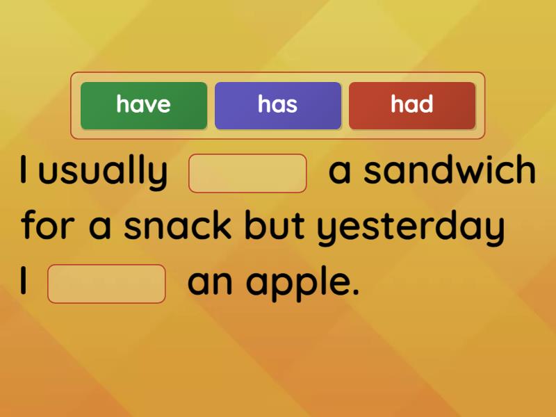GG2 U6.3 Irregular Verbs - Complete the sentence