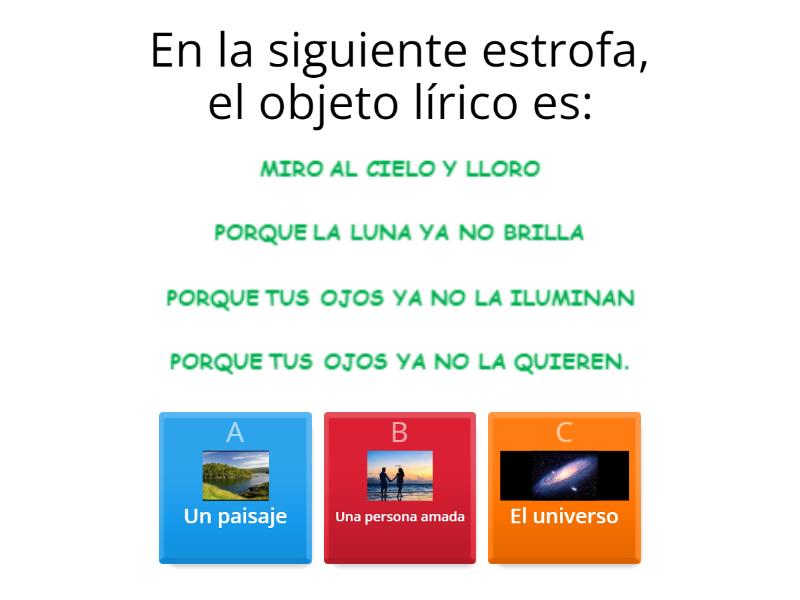 Elementos internos del poema hablante, objeto, motivo lírico y templo ...