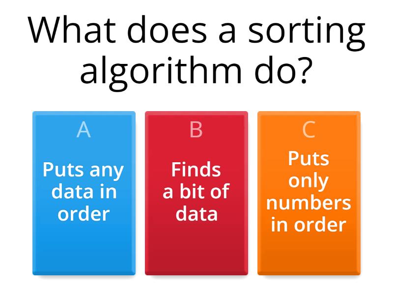 Bubble Sort Cuestionario