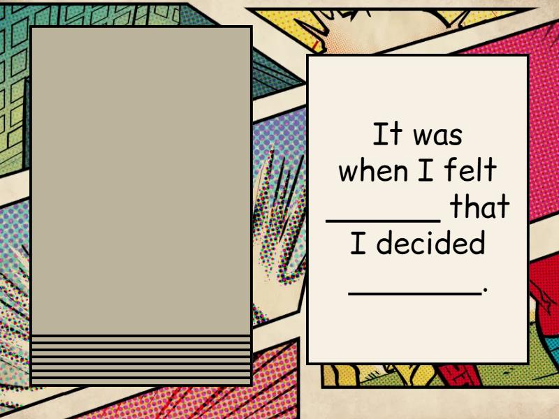 Clefting with "it" - Speaking cards