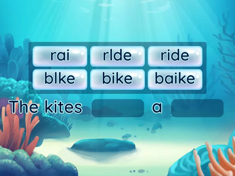 [ Unit 4 ] Phonics Long Vowels part 2 - Complete the sentence