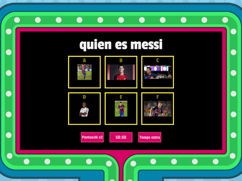 messi - Gameshow quiz