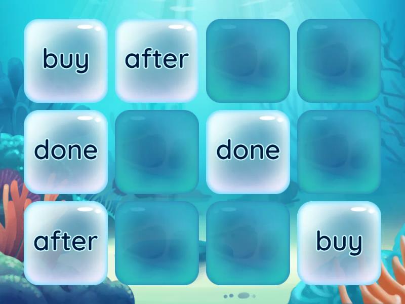 U3 W5 Sight Words - Matching pairs