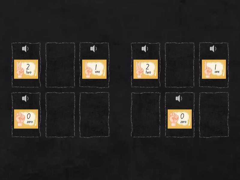 Game: Counting number - Matching pairs