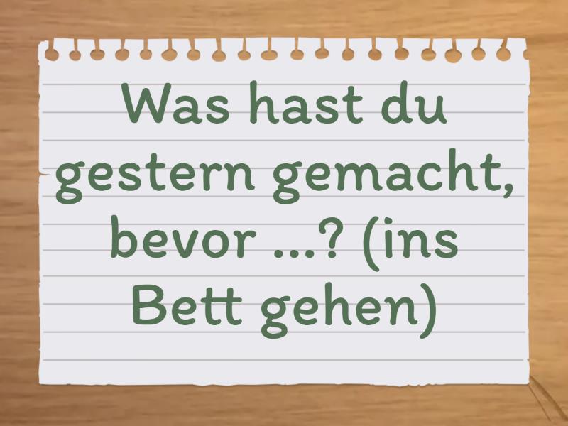 B1.2 K11S1: bevor - Flash cards