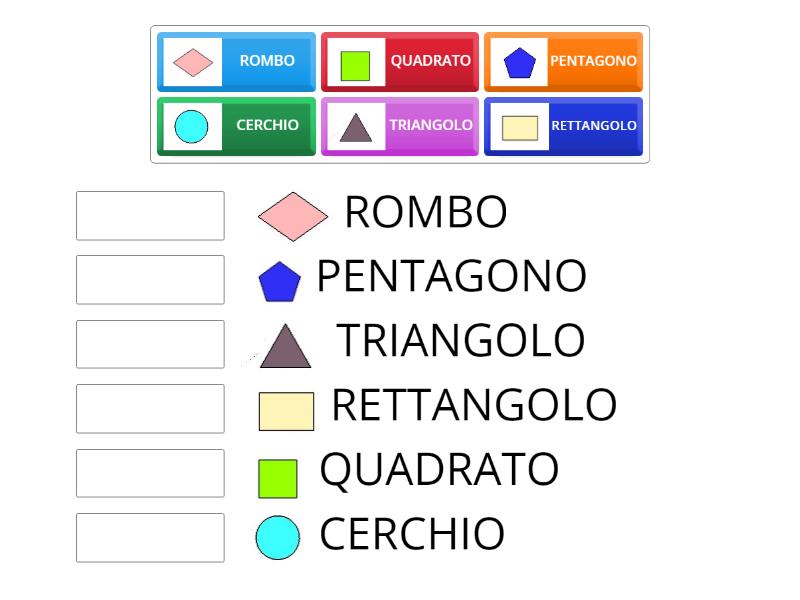 FORME GEOMETRICHE PIANE - Match up