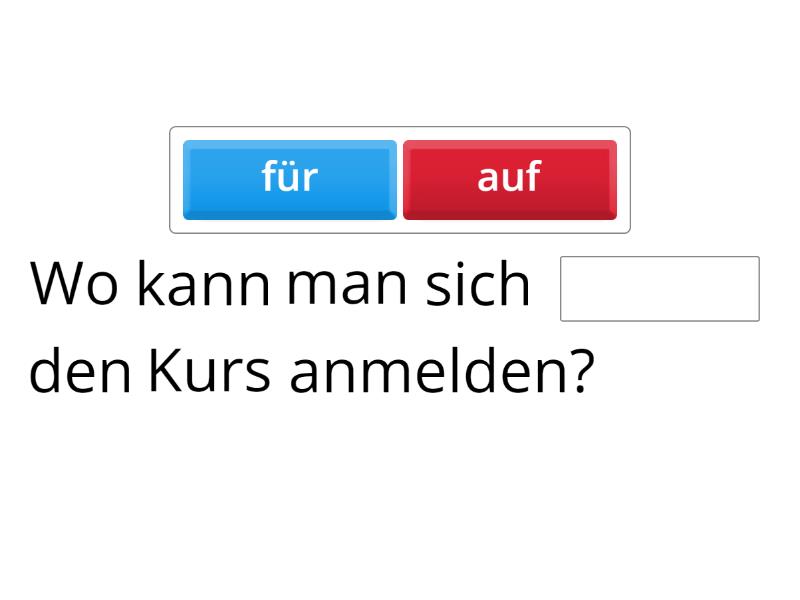 Reflexiv-Verben - Complete the sentence