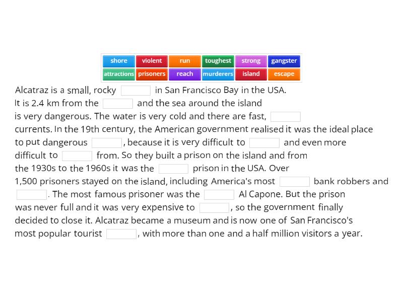 Alcatraz - Complete the sentence