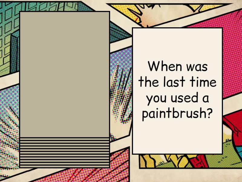 DIY questions - Speaking cards