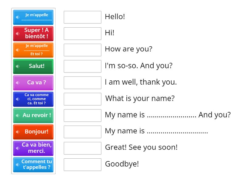 Conversations - Match up